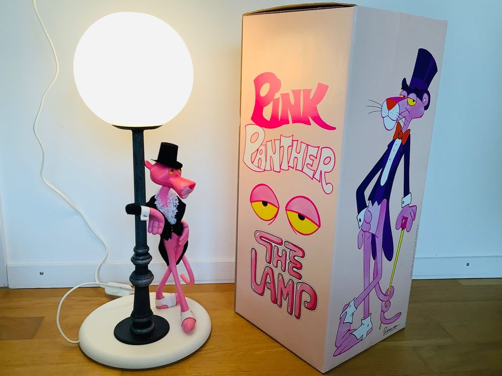 PINK PANTHER LEUCHTE LINEA ZERO ITALY 1984 OVP | Kaufen auf Ricardo