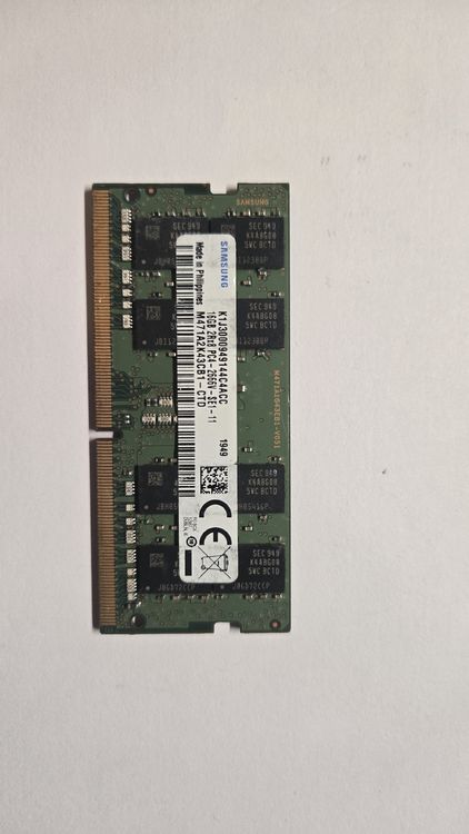 Samsung 16GB DDR4 RAM SO-DIMM 2666MHz Laptop Speicher (Gebraucht) in ...
