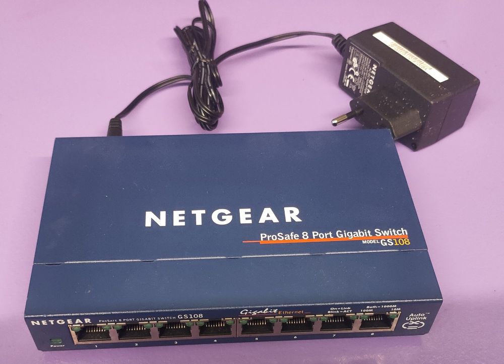 Netgear Prosafe 8-Port Gigabit Switch GS108 | Kaufen auf Ricardo