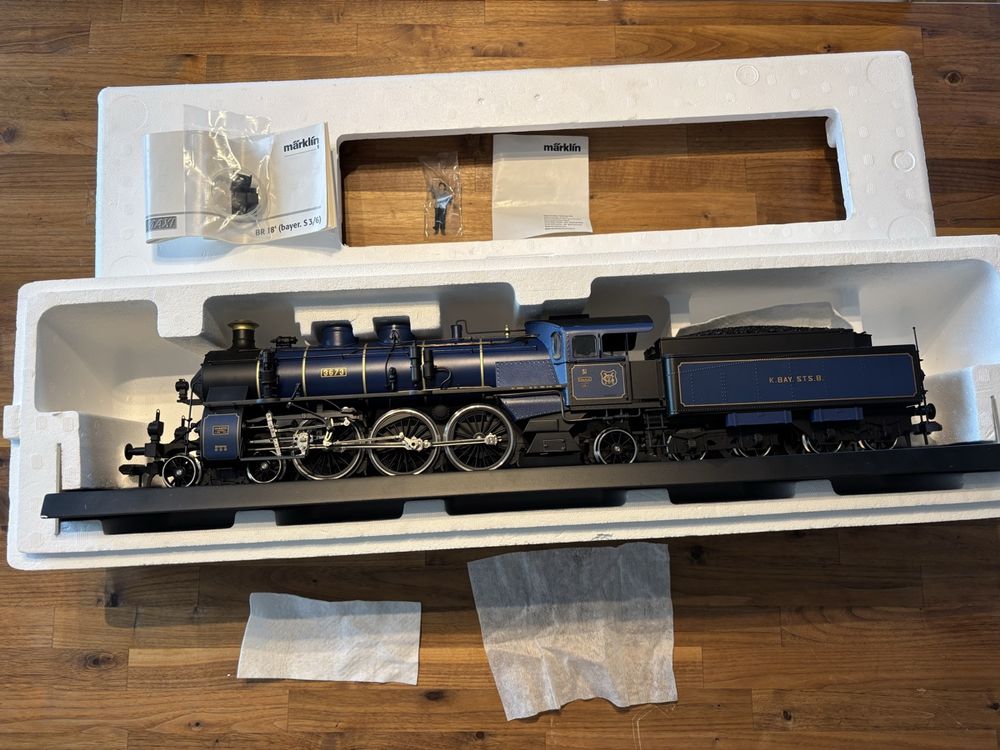 Märklin Spur 1 Dampflok BR 18 (Bay. S 3/6) – Art. 54562 (Neu (gemäss ...