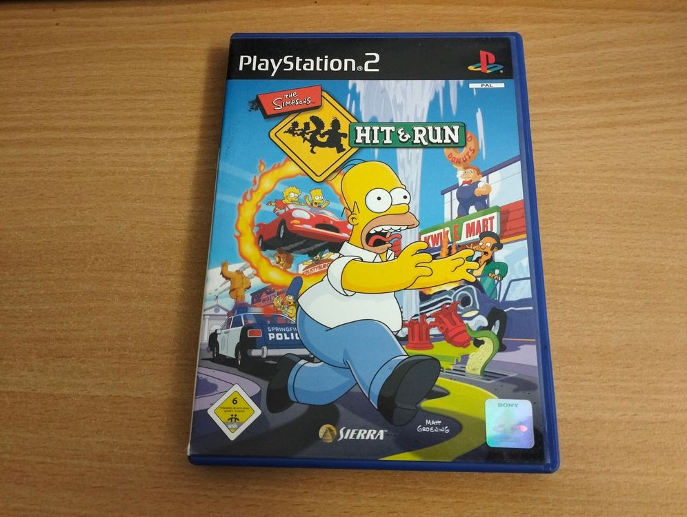 The Simpsons - Hit & Run - PS2 - Sony Playstation 2 (Gebraucht) in ...