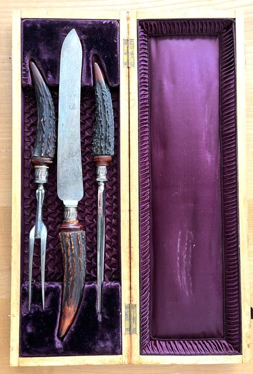 Antikes Jäger Messerset | Kaufen auf Ricardo