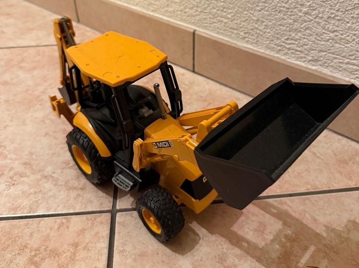 JCB Midi Tractopelle environ 43 cm - Jouet état neuf (Neu (gemäss ...