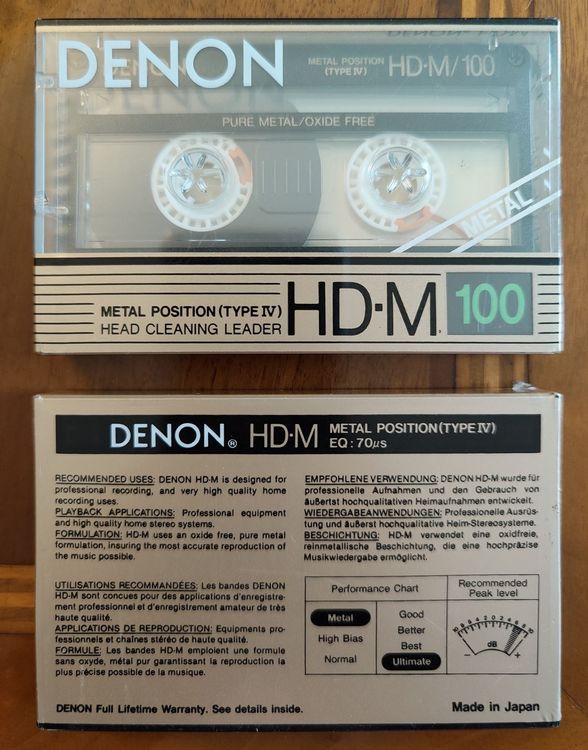Ultra rares DENON"HD-M100" type IV... (Neu und originalverpackt) in ...