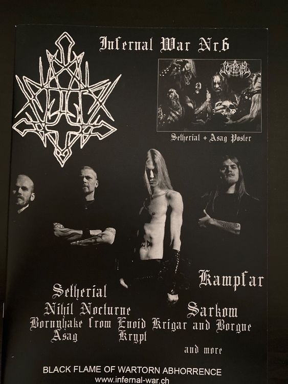 Infernal War, Black Metal Magazin, Kampfar, Borgne (Neu (gemäss Beschreibung)) in Glattfelden ...