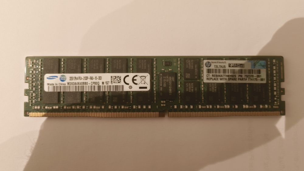 16x 32GB DDR4-2133 ECC RAM (512GB RAM) (Gebraucht) in Unterterzen für ...