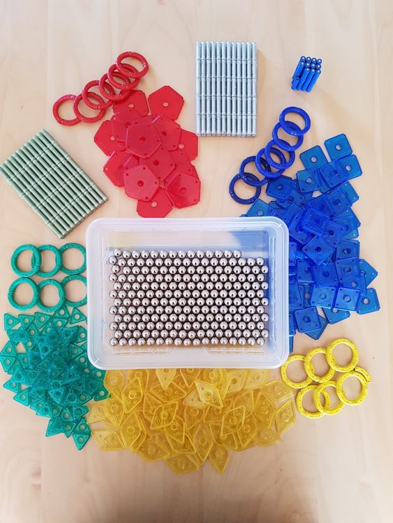 Grosses Magnet Konstruktions Spiel Set, MOLI, (wie GEOMAG) (Gebraucht ...