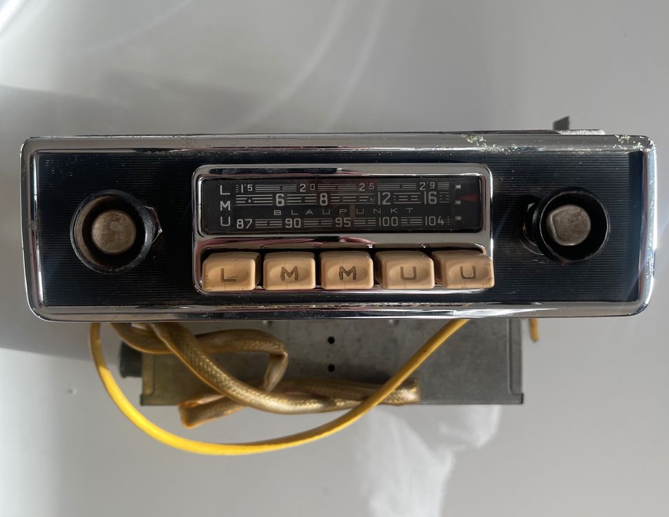 Oldtimer Vintage Autoradio Blaupunkt Retro Radio Porsche ? | Acheter ...