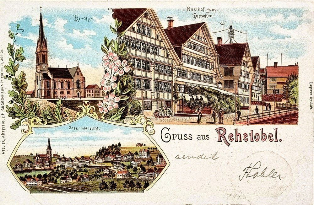 Rehetobel - Lithographie - 1901 | Kaufen auf Ricardo
