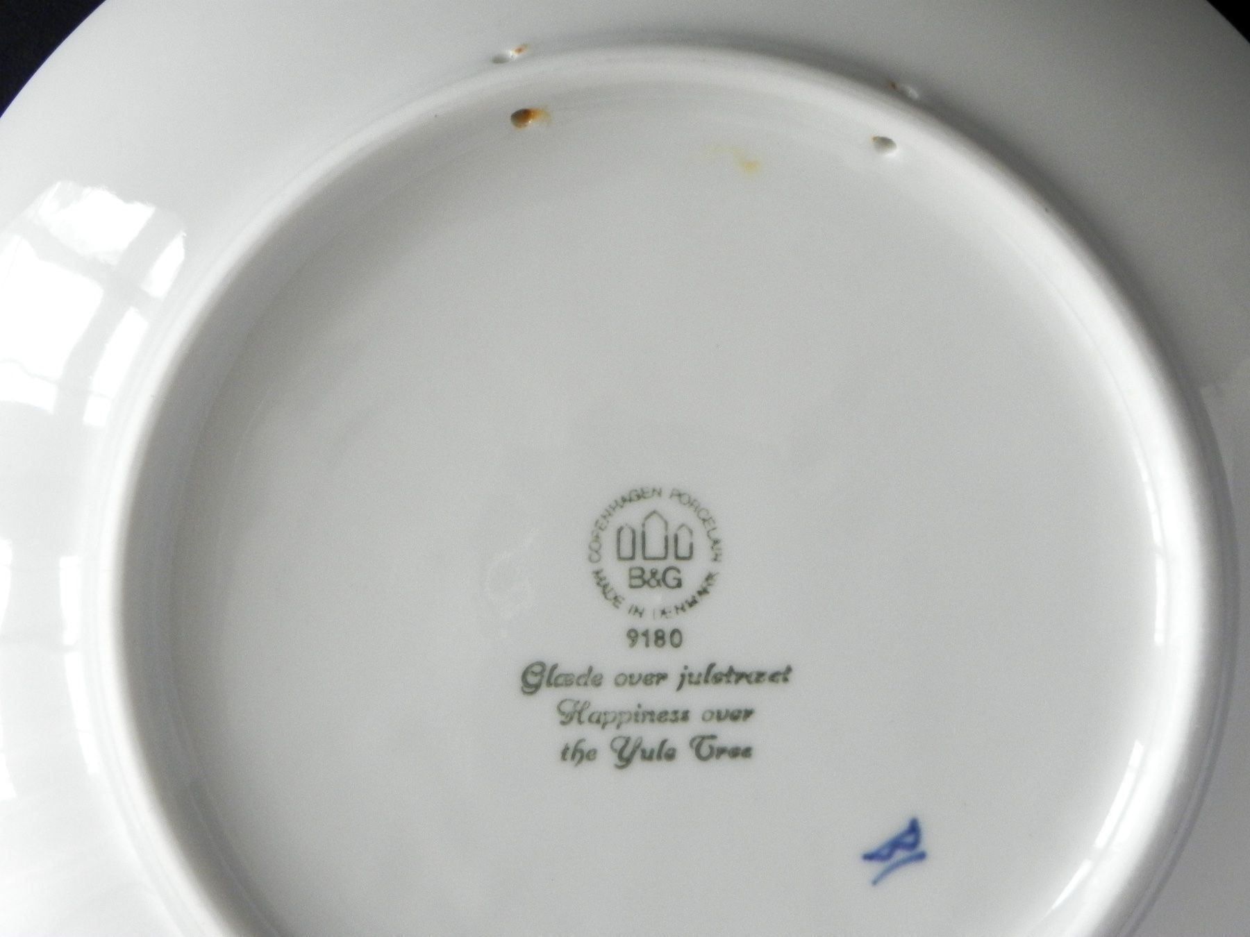 JULE AFTEN * Jubiläumsteller 1895 - 1980 - Bing & Gröndahl (Neu (gemäss ...