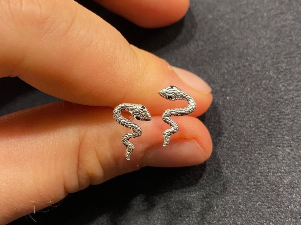Ohrstecker 925 Silber, Schlange (Neu (gemäss Beschreibung)) in Anglikon für CHF 9.5 – mit ...