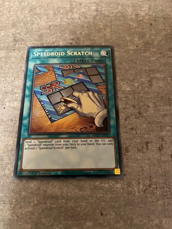 Speedroid Scratch (BROL-EN035), Secret Rare (Gebraucht) in Gränichen ...