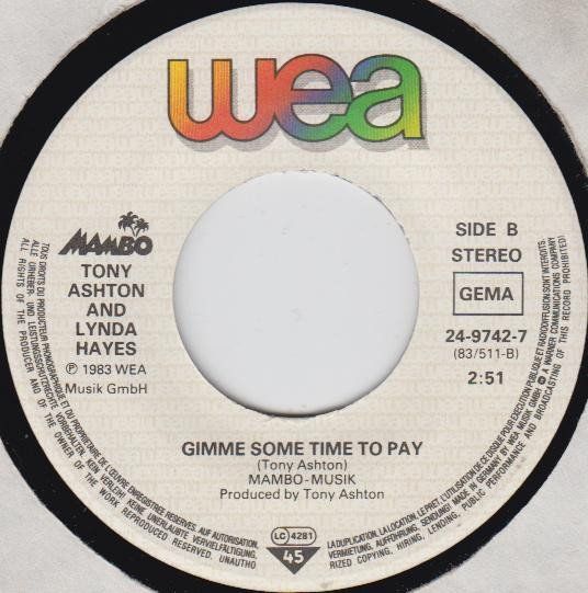 Ashton Tony/Lynda Hayes: Resurrection Shuffle 7" (Gebraucht) in ...