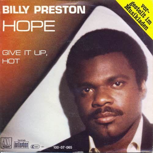 Preston Billy - Hope (7") (Gebraucht) in Romanshorn für CHF 0.7 – mit ...