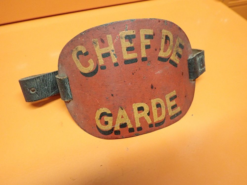 Brassard métallique - Chef de Garde | Kaufen auf Ricardo