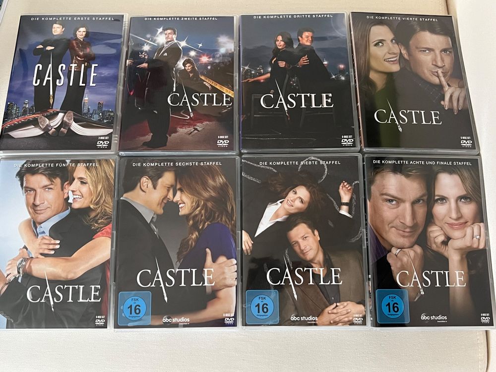 CASTLE - die komplette Serie (8 Staffeln) DVD's (Neuf (Voir description ...