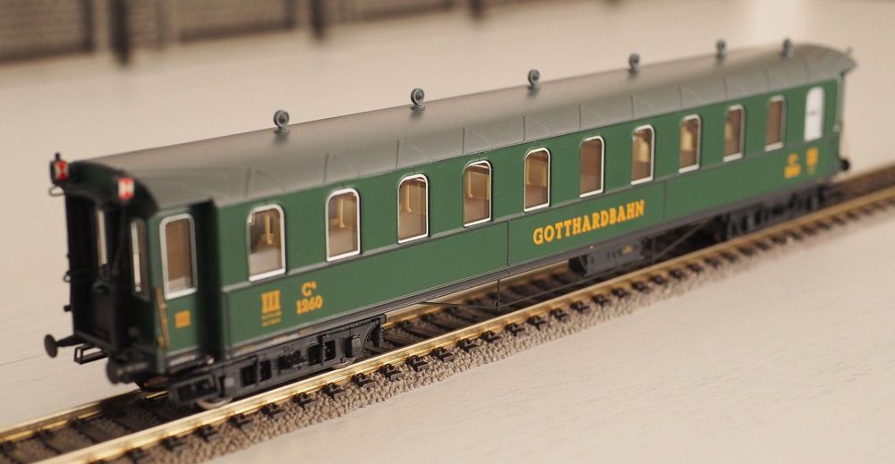 Liliput Gotthardbahn 1 x Personenwagen OVP (Gebraucht) in Rüti für CHF 52 – mit Lieferung auf ...