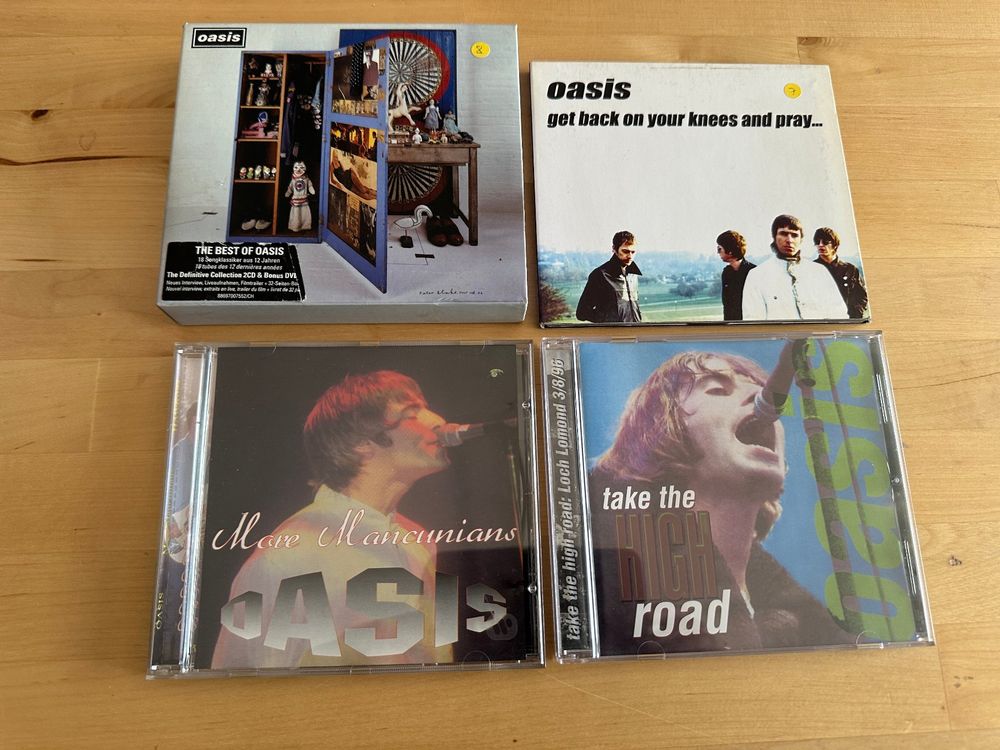 OASIS Stop the clock 2 CD DVD Box + gratis seltene live CD's (Gebraucht ...