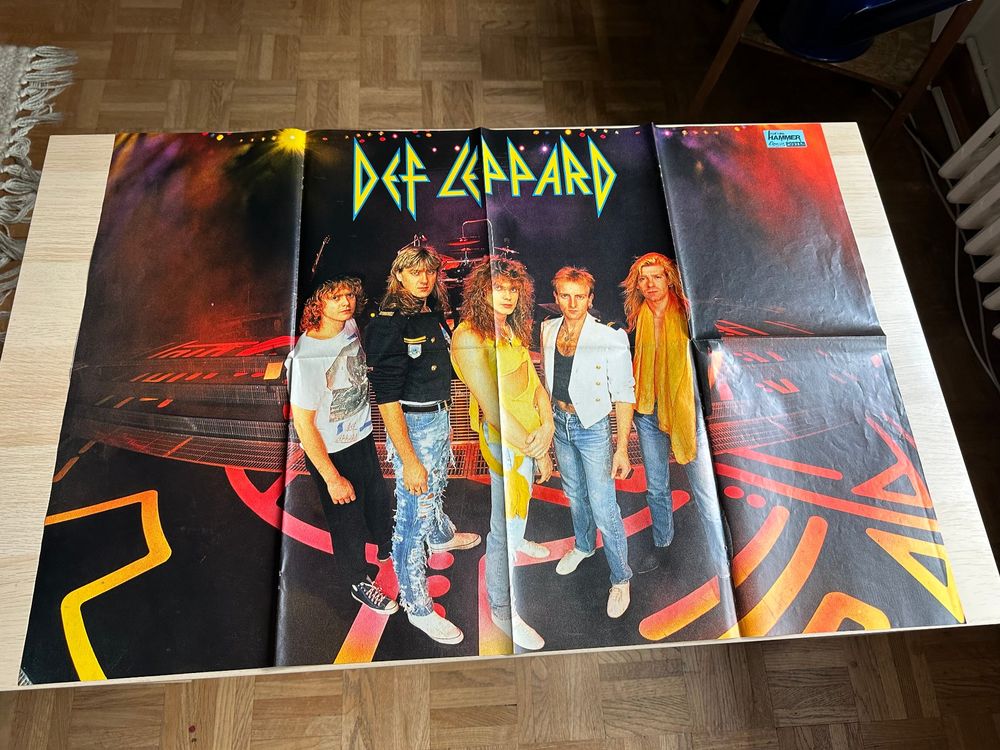 DEF LEPPARD riesige Poster und Magazine Sammlung! | Kaufen auf Ricardo