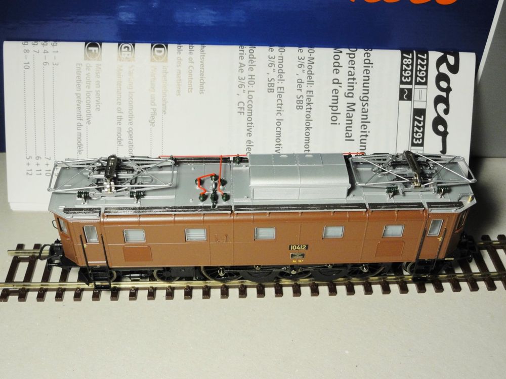 Roco 72292 H0 / DC - Ae 3/6 SBB 10412 (Gebraucht) in Solduno für CHF ...