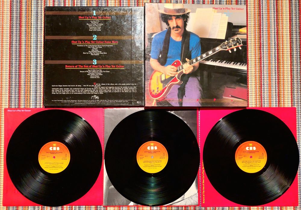 Frank Zappa - Shut Up 'n Play Yer Guitar (3 LP-Box) (Gebraucht) in ...