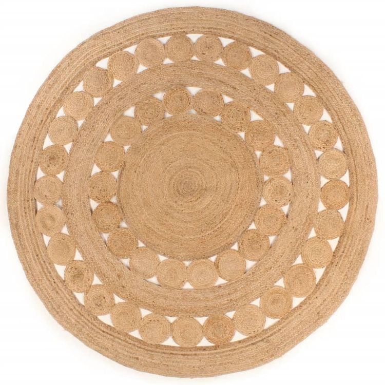 Teppich Geflochten Jute 180 cm Rund (Neu und originalverpackt) in Bad ...