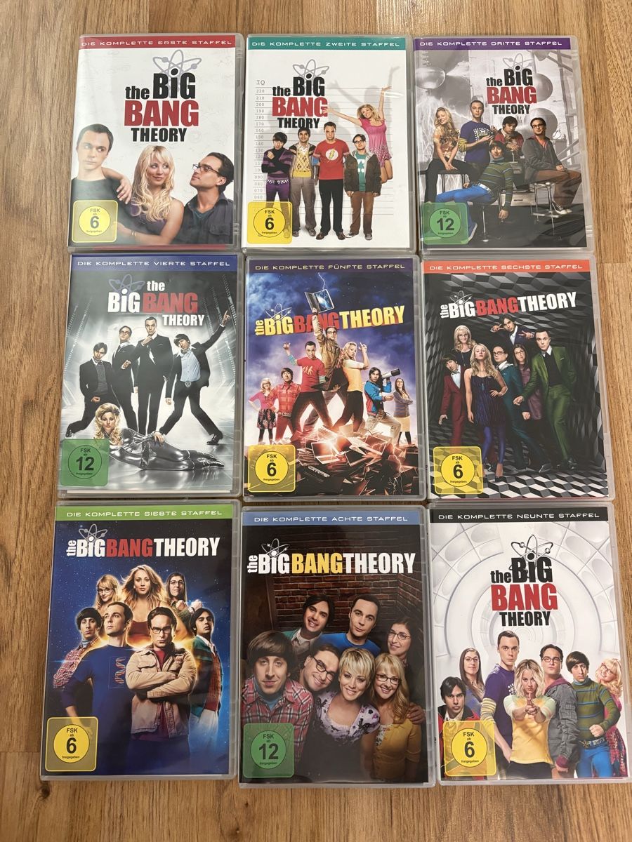 The Big Bang Theory, Staffel 1-9, Top Zustand! (Gebraucht) in Sattel ...