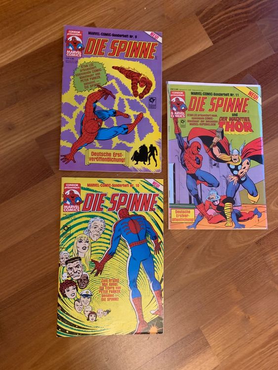 Die Spinne - Marvel-Comic Sonderhefte Nr. 8, 10 + 11 (Gebraucht) in ...