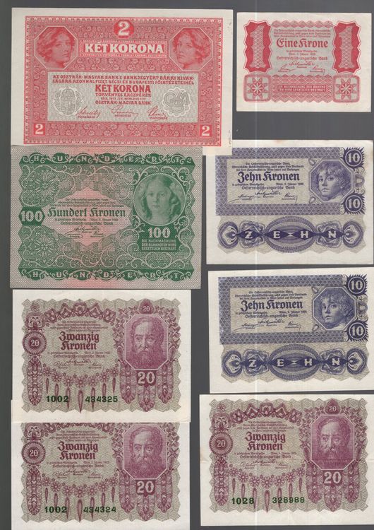 Austria noten 8 stück UNC (Neu (gemäss Beschreibung)) in Leibstadt für ...