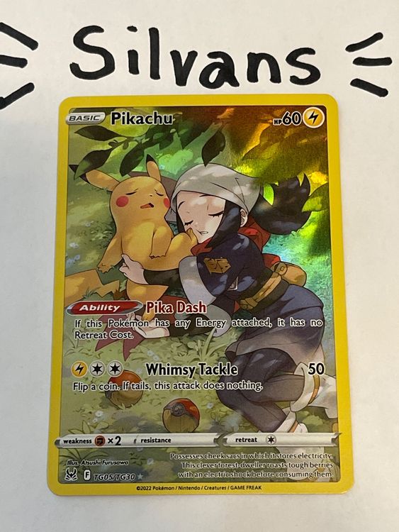 Pikachu Trainer Galerie TG05 Lost Origin Englisch | Kaufen auf Ricardo