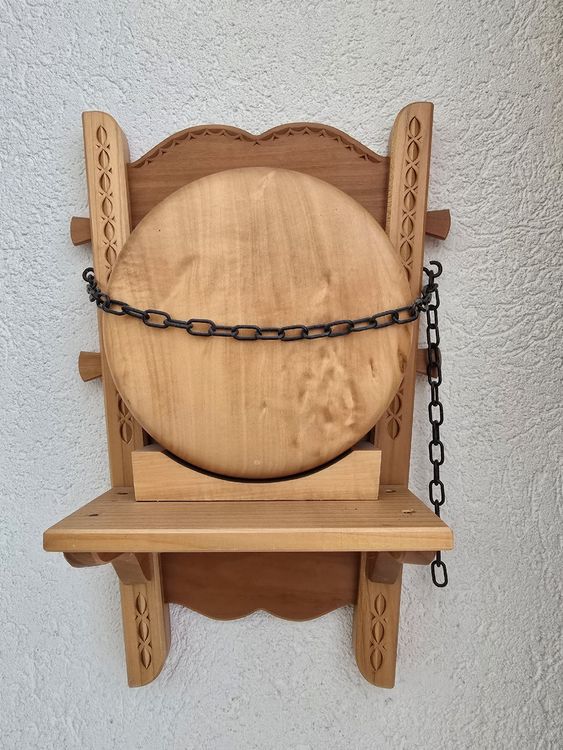 Cacolet murale en bois, décoration rustique suisse fait main (Gebraucht ...