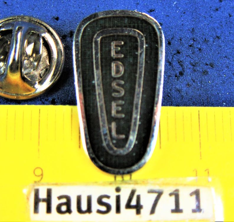 PIN AUTO LOGO EDSEL OLDTIMER SCHMUCK-PIN ENAMEL SILBRIG | Kaufen auf ...
