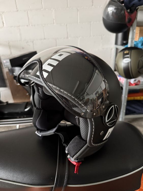 Vespa Helm MOMO DESIGN FGTR EVO Matt Black XL | Kaufen auf Ricardo