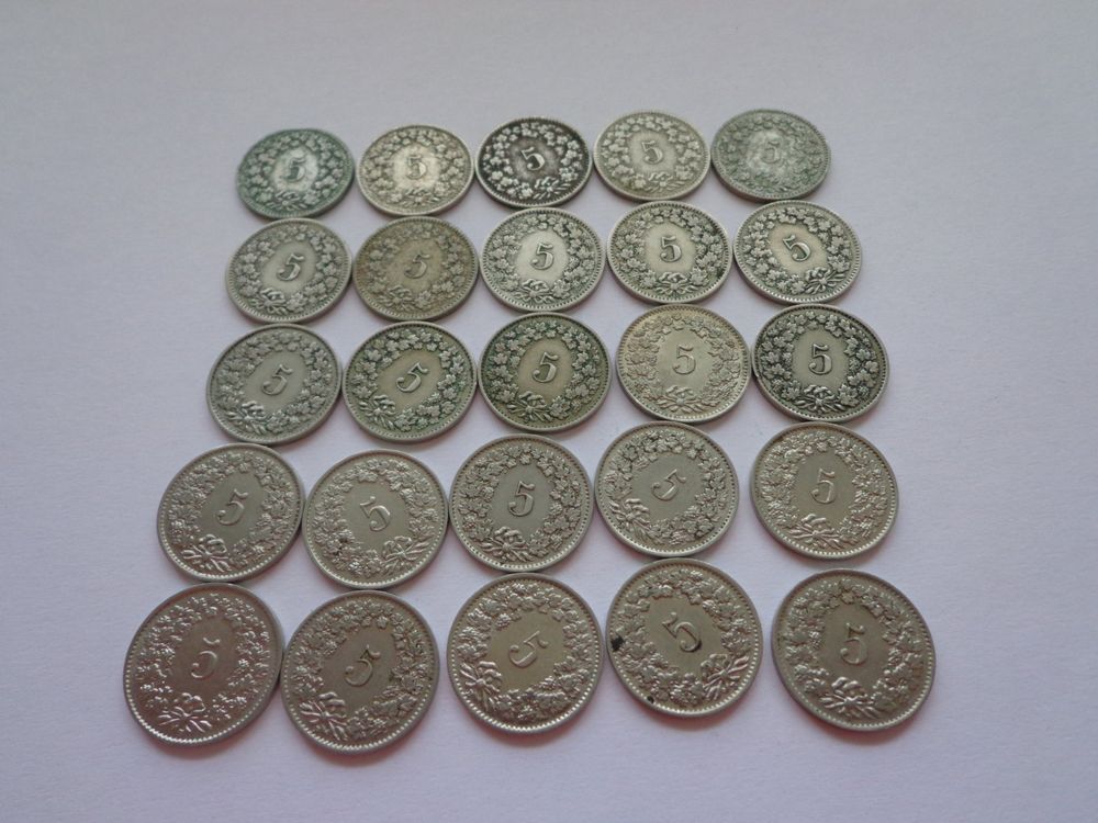 Münzen, Geld, Rappen, Franken, Sammlung, Antik | Kaufen auf Ricardo