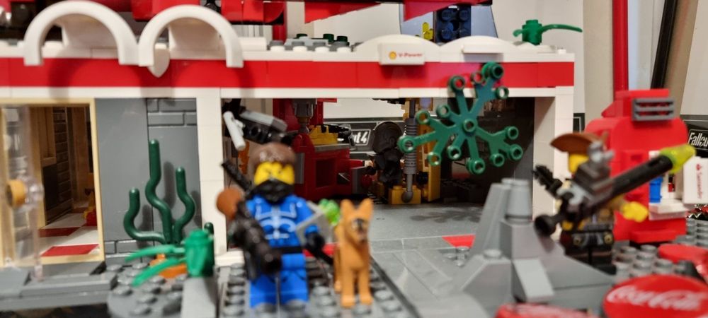 Fallout Red Rocket Gas Station LEGO MOC | Kaufen auf Ricardo