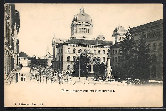 AK Bern, Bundeshaus mit Bernabrunnen (Gebraucht) in Berlin für CHF 6 – mit Lieferung auf Ricardo ...