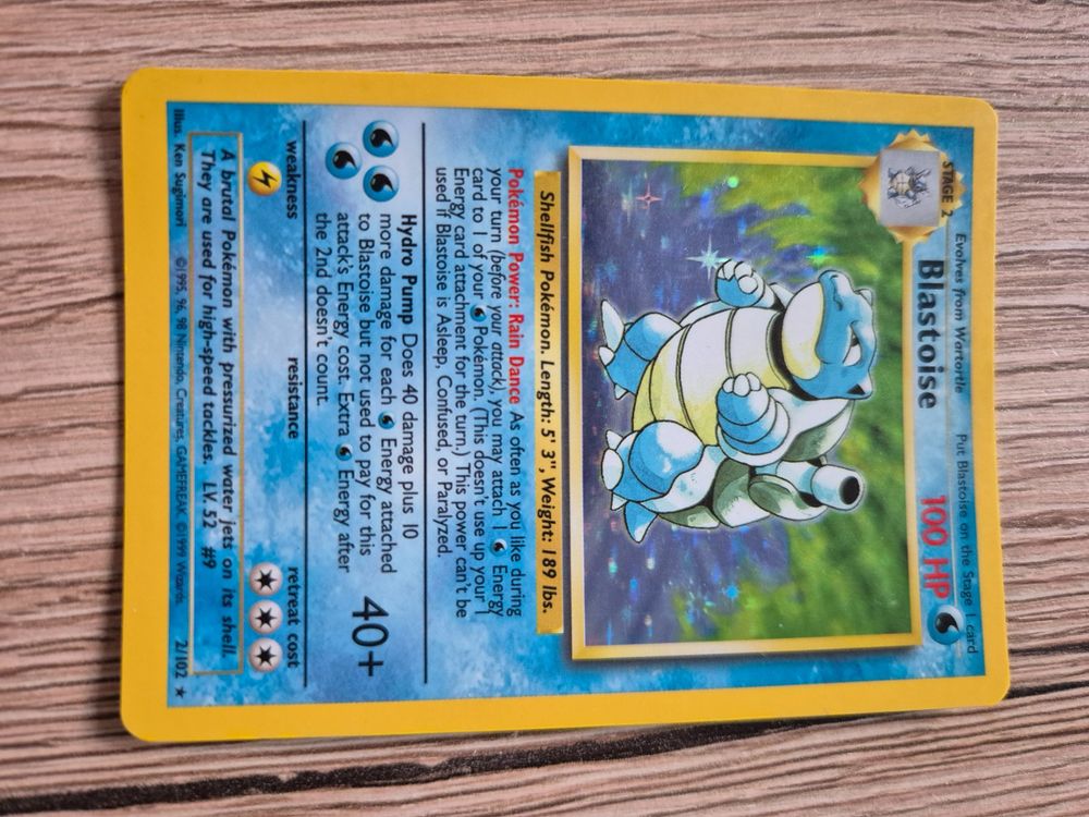 Blastoise 1999 Pokémon TCG | Kaufen auf Ricardo