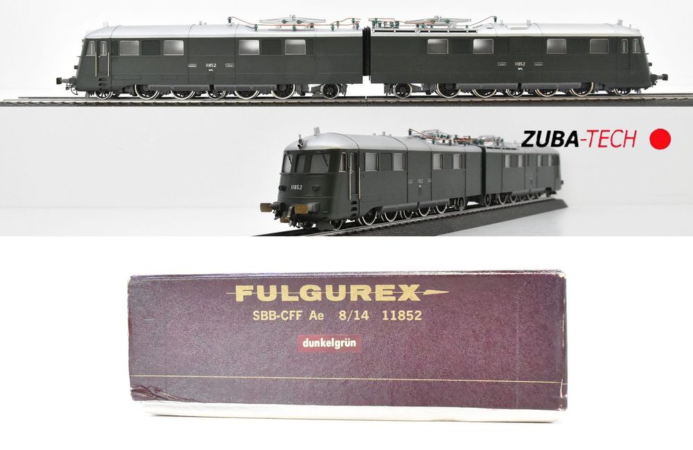 Fulgurex E-Doppellok Ae 8/14 Landilok SBB Messing H0 GS OVP | Kaufen ...