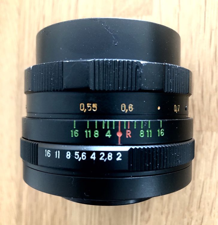 Lomography Hélios 58mm f2, avec adaptateur M4/3. (Gebraucht) in ...