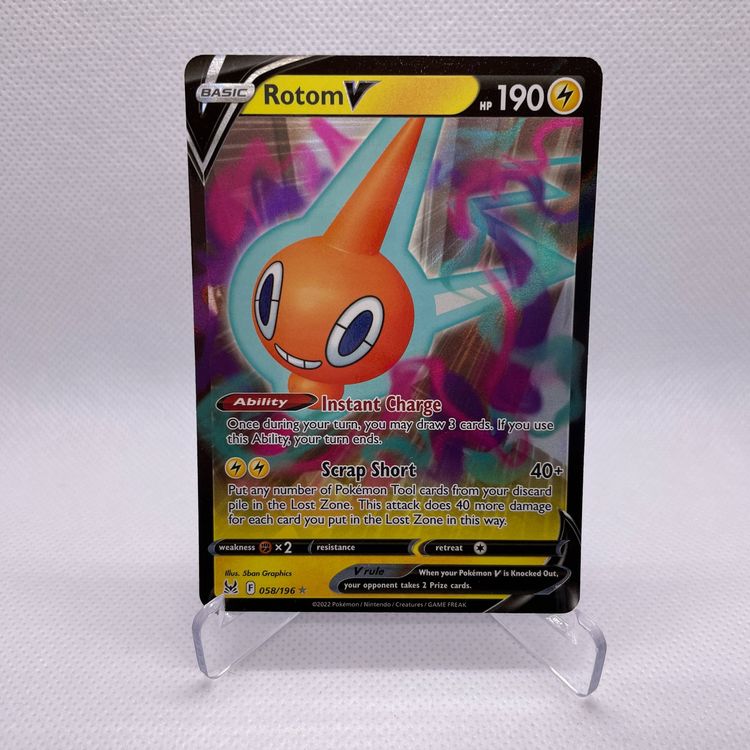 Pokemon Rotom V Ultra Rare EN 058 Lost Origin (Gebraucht) in Dotzigen für CHF 2 – mit Lieferung ...