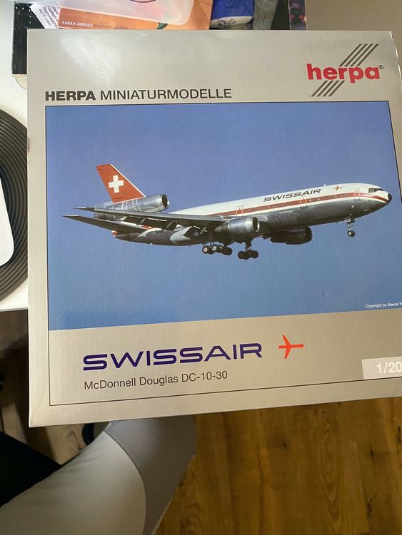1/200 MCDONNELL DOUGLAS DC-10-30 SWISSAIR HERPA WINGS (Gebraucht) in MÜHLEDORF/SO für CHF 100 ...