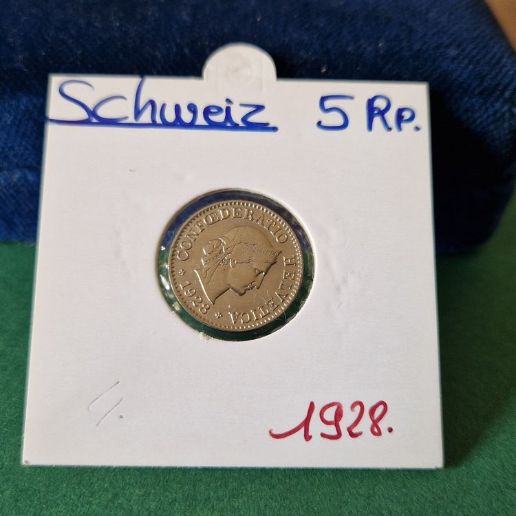 Schweiz 5 Rappen 1928 | Kaufen auf Ricardo