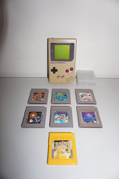 Nintendo Gameboy Classic Game Boy DMG-01 Konsole + 7 Spiele (Gebraucht ...
