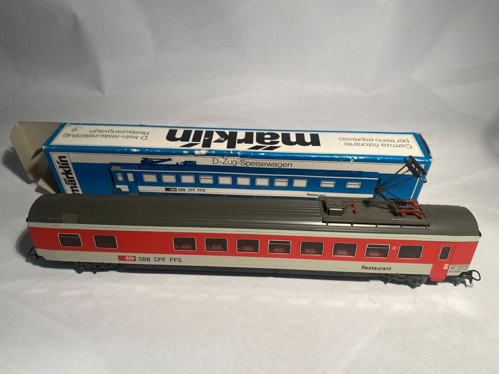 Märklin D-Zug Speisewagen SBB 4125 AC Achsen (Gebraucht) in Buchrain für CHF 44 – mit Lieferung ...