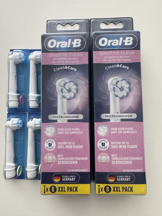 Oral-B Sensitive Clean Aufsteckbürsten Pro-Technologie (Neu und originalverpackt) in Rothenburg ...