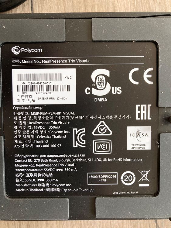 Polycom RealPresence Trio 8800 with Visual+ | Kaufen auf Ricardo