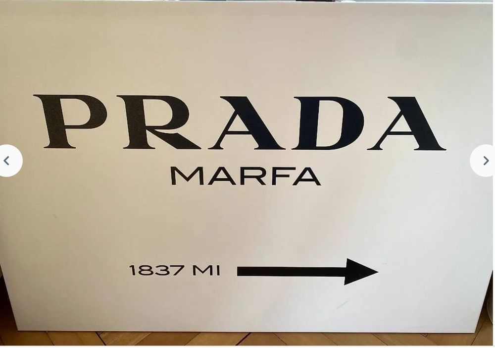 Prada Marfa Bild (Gebraucht) in Tägerwilen für CHF 20 – nur Abholung auf Ricardo kaufen
