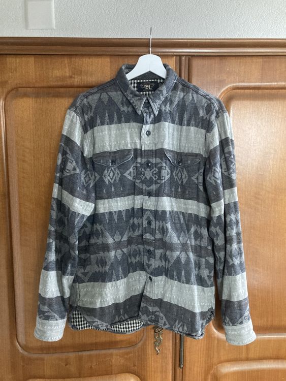 RRL Double Ralph Lauren Jacquard Flanellwolle Grösse M | Kaufen auf Ricardo