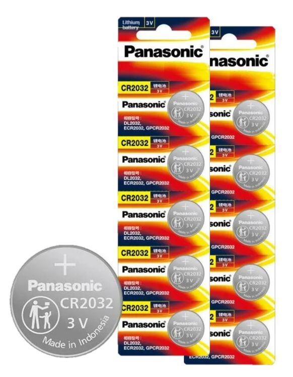 Knopfbatterien CR2032 Panasonic 10 Stück originalverpackt! (Neu und originalverpackt) in Lachen ...