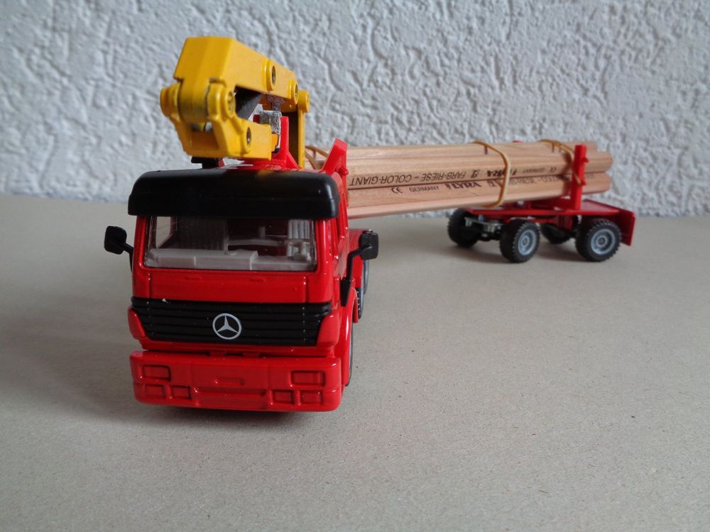 SIKU 3915 Mercedes Sk fl mit Langgutnachläufer - OVP (Neu und ...